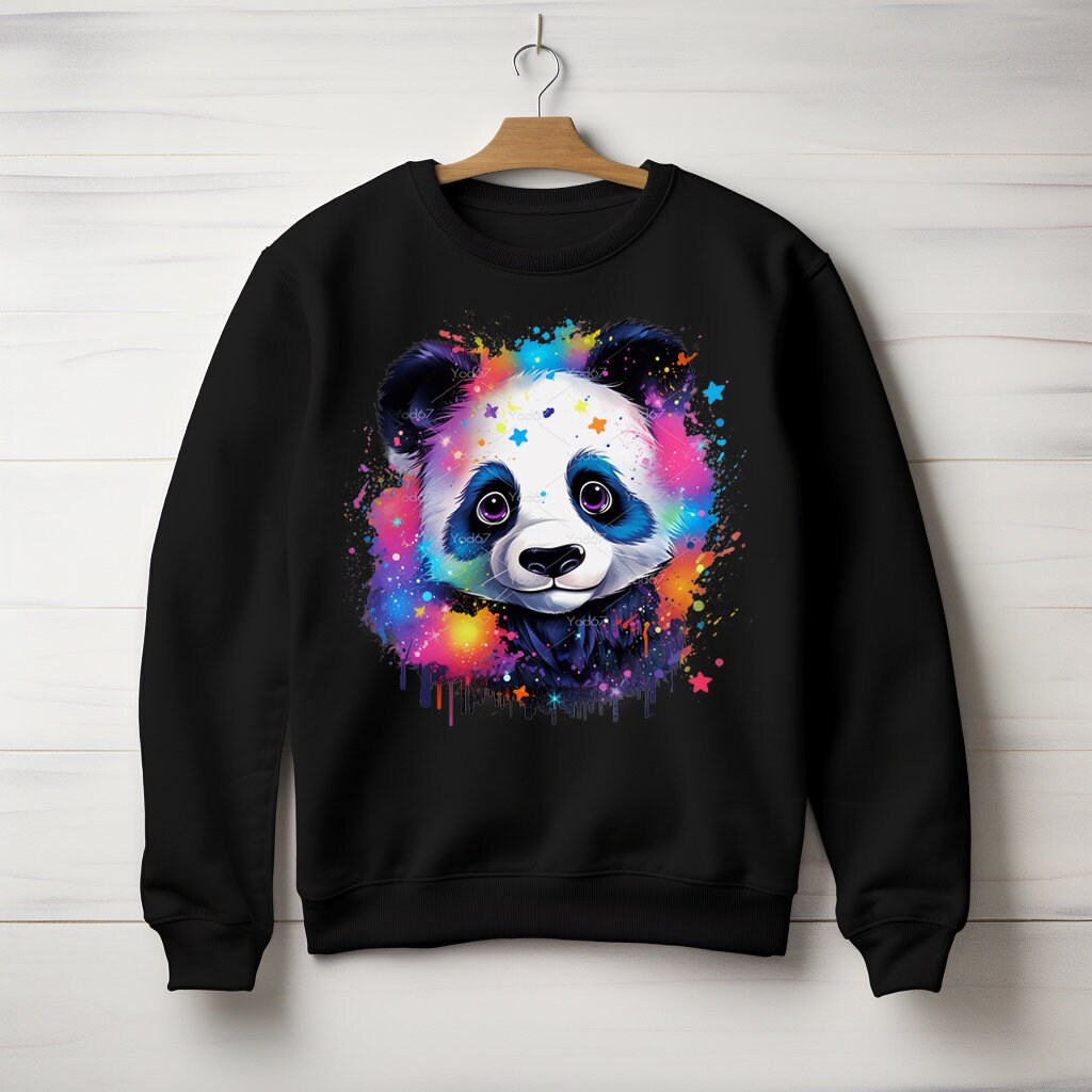 Panda Clipart for Sublimation Printing, Panda Head T-shirt Design Clip ...
