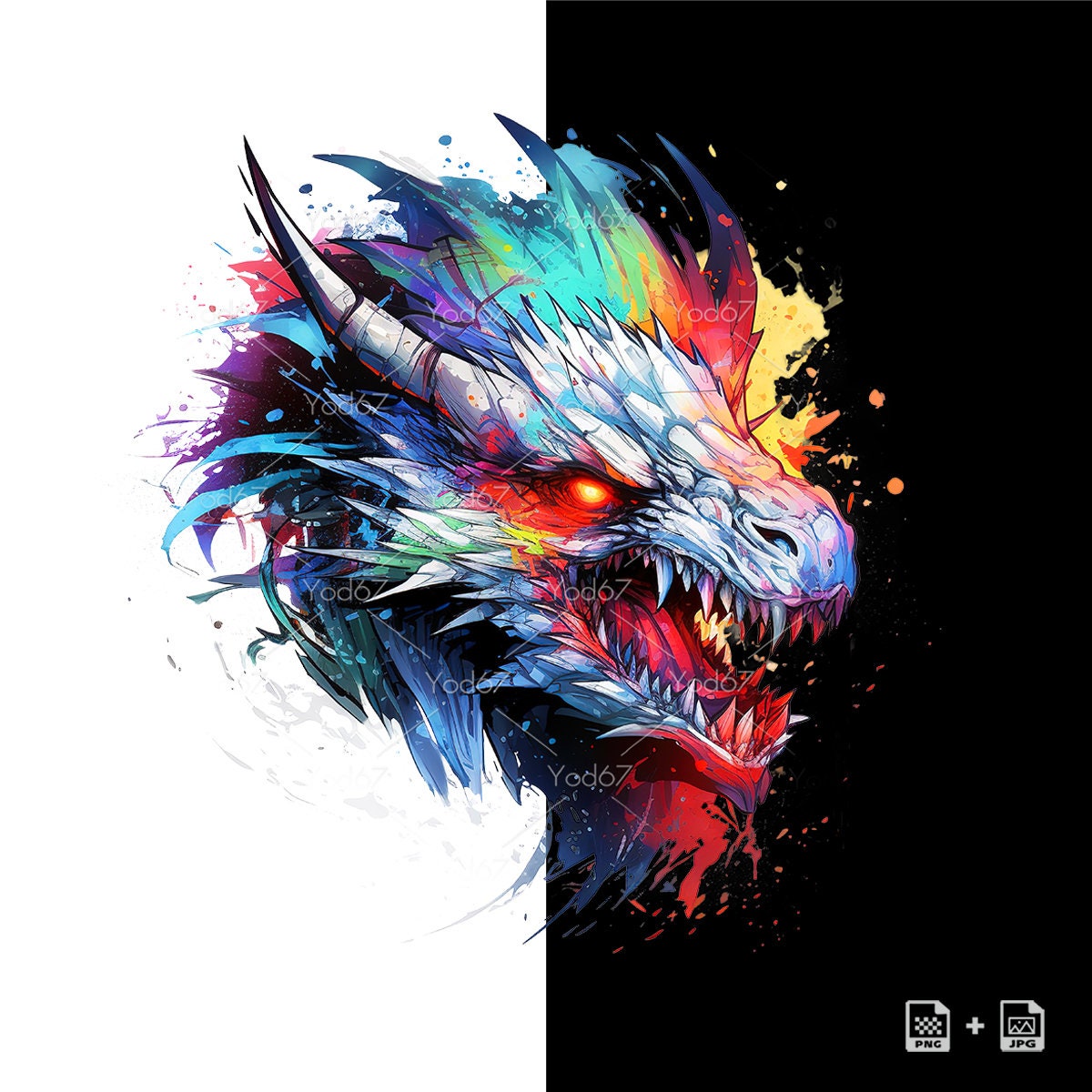 Dragon Png, Dragon Demon Clipart for Sublimation Printing, Dragon T ...