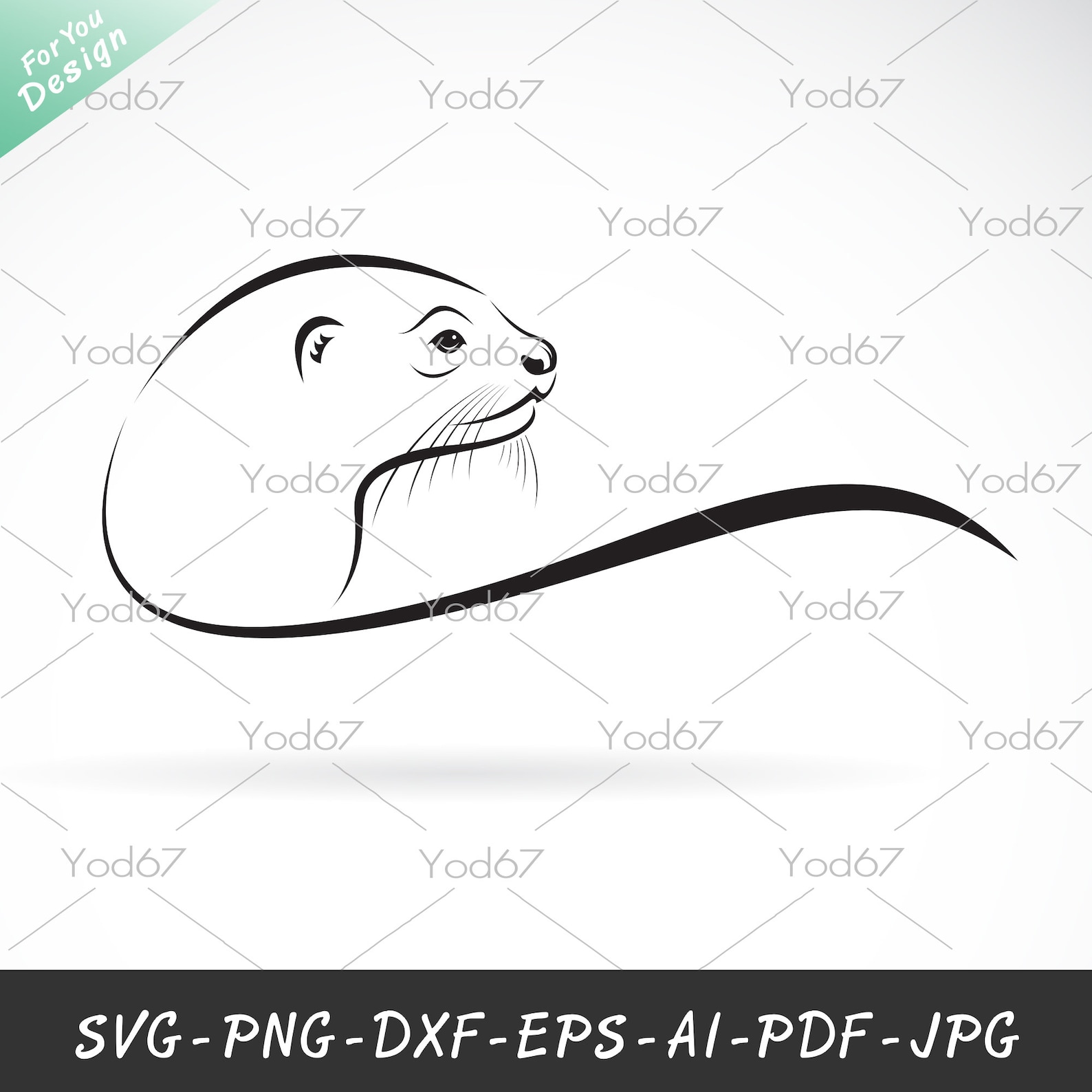 Otter SVG, Otter Png, Cut File Otter for Cricut, Wildlife Svg, Otter ...