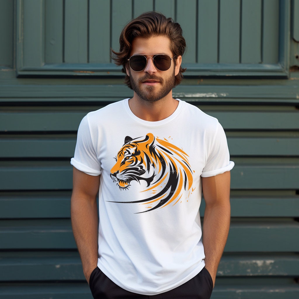 Tiger Head SVG, Tiger Clipart, Cut File Tiger for Cricut, Tiger Vector ...