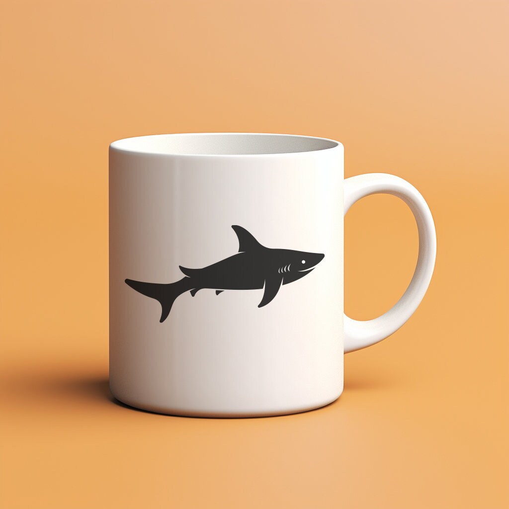 Shark Svg, Shark Clipart Vector, Shark Laser Engraving Instant Download ...