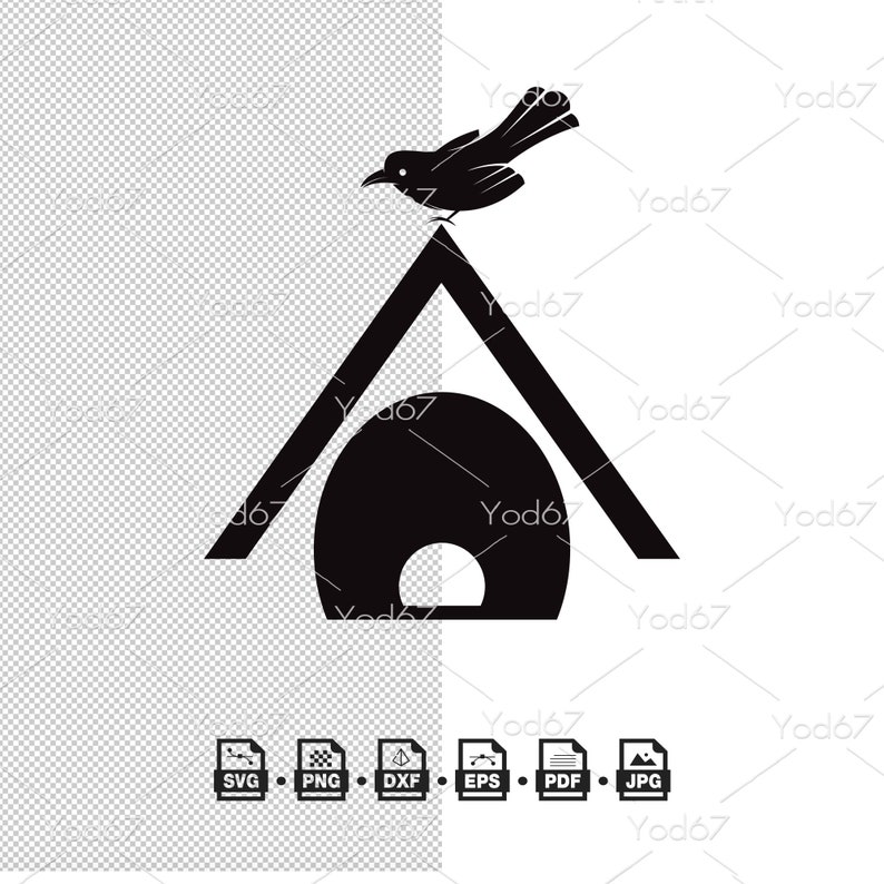 Bird Houses SVG, Png Dxf, Eps, Pdf, Jpg, Cut File Bird House for Cricut ...