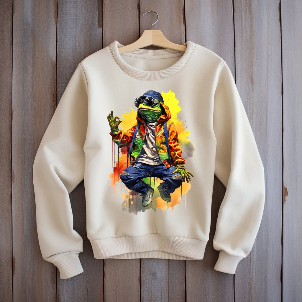 Cool Frog Png for Sublimation Printing, Png for Sublimate, Png Designs ...