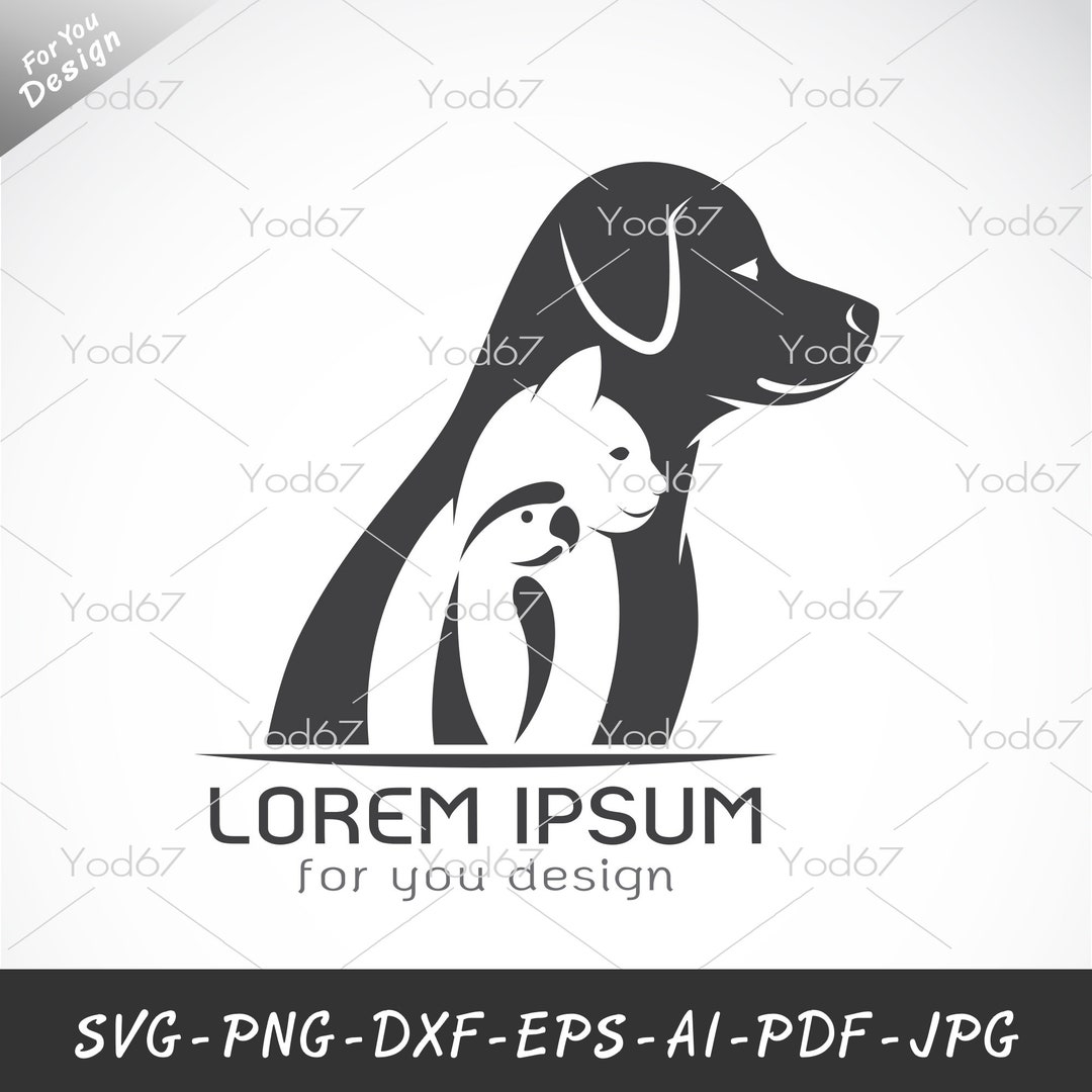Group of Pets, Dog Png, Cat Svg, Labrador Svg, Parrot Svg, Pets Design ...