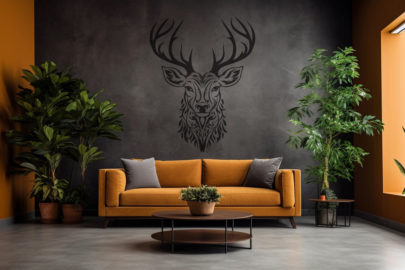 Deer Head SVG, Deer Png, Sambar Deer Svg, Stag Svg, Deer DXF, PDF, Deer ...