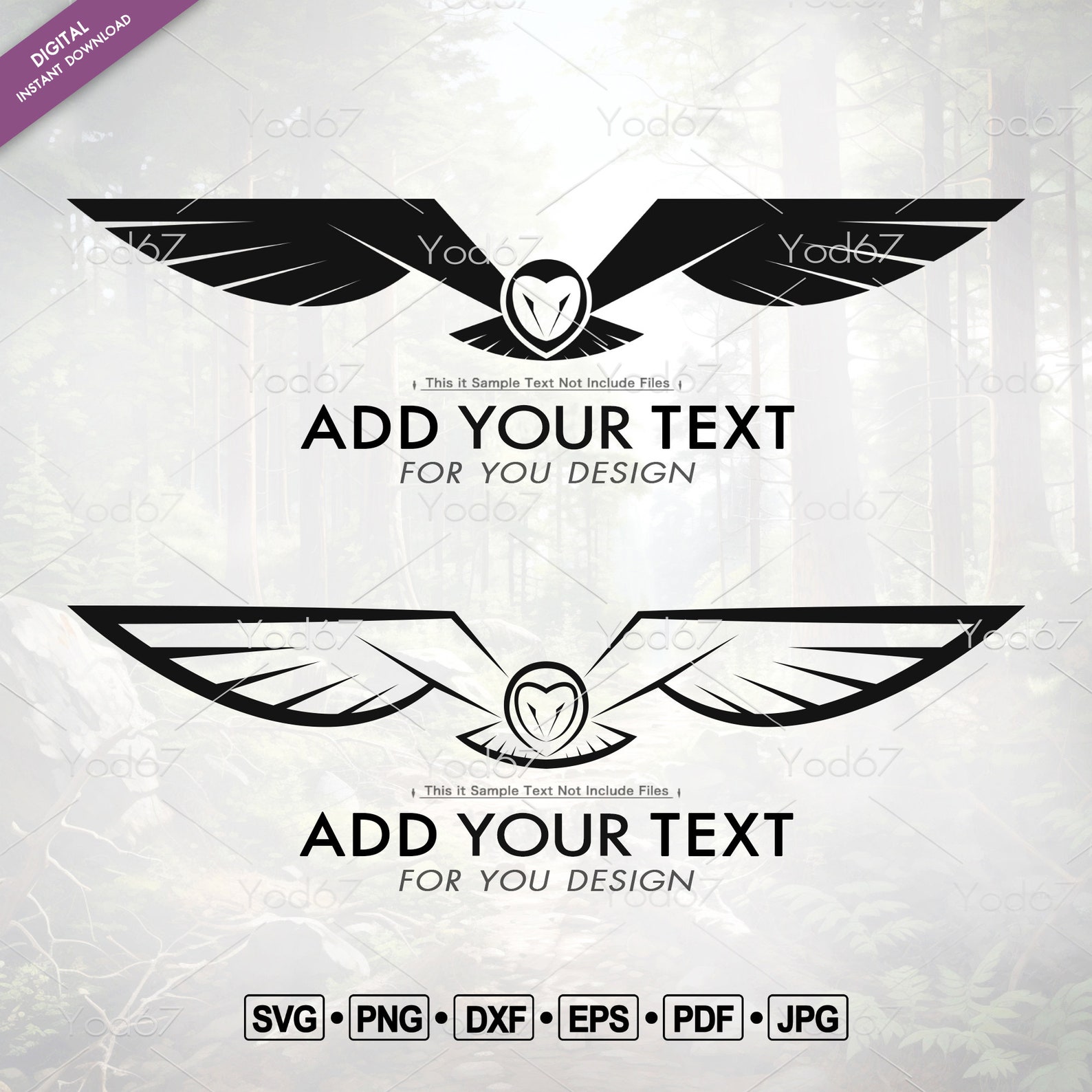 Barn Owl SVG, Barn Owl Vector Clipart Design Png, Eps, Dxf, Pdf, Owl ...