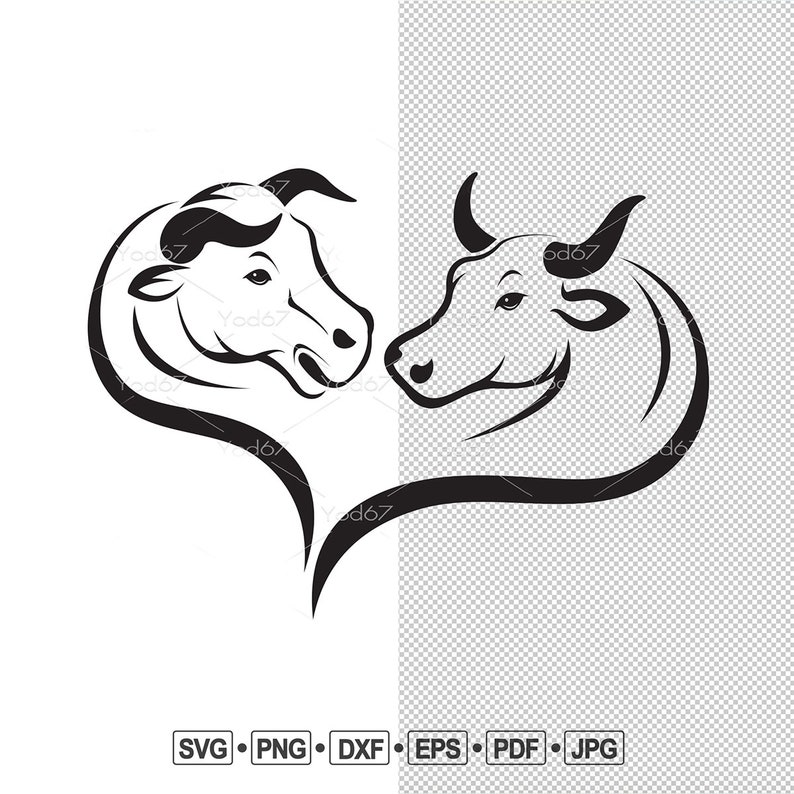 Bull SVG, Bull Png, Cut File Bull Head for Cricut, Bull Silhouette Svg ...