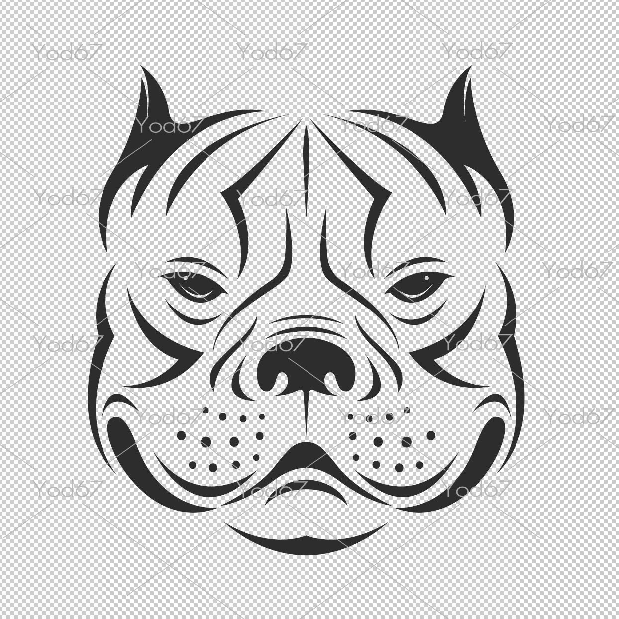 American Bully SVG, Pitbull Vector, Cut File Dog for Cricut, American ...