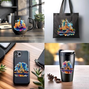 Wat Arun Png for Sublimation Printing, Watercolor Wat Arun T-shirt ...