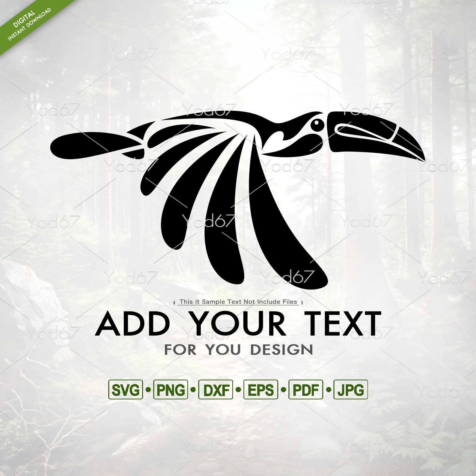 Toucan Flying SVG, Toucan Png, Bird Flying Svg, Toucan Silhouette ...