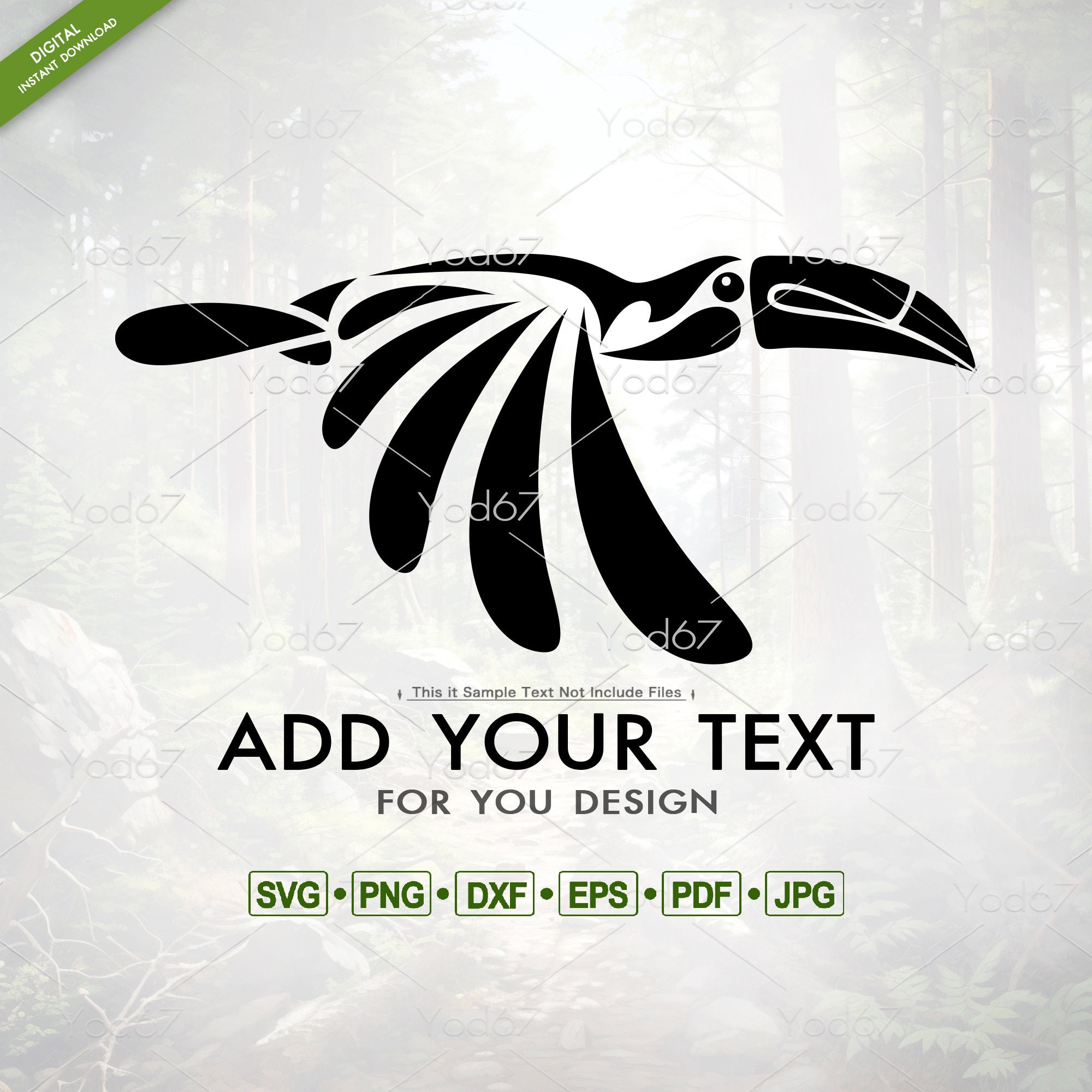 Toucan Flying SVG, Toucan Png, Bird Flying Svg, Toucan Silhouette ...