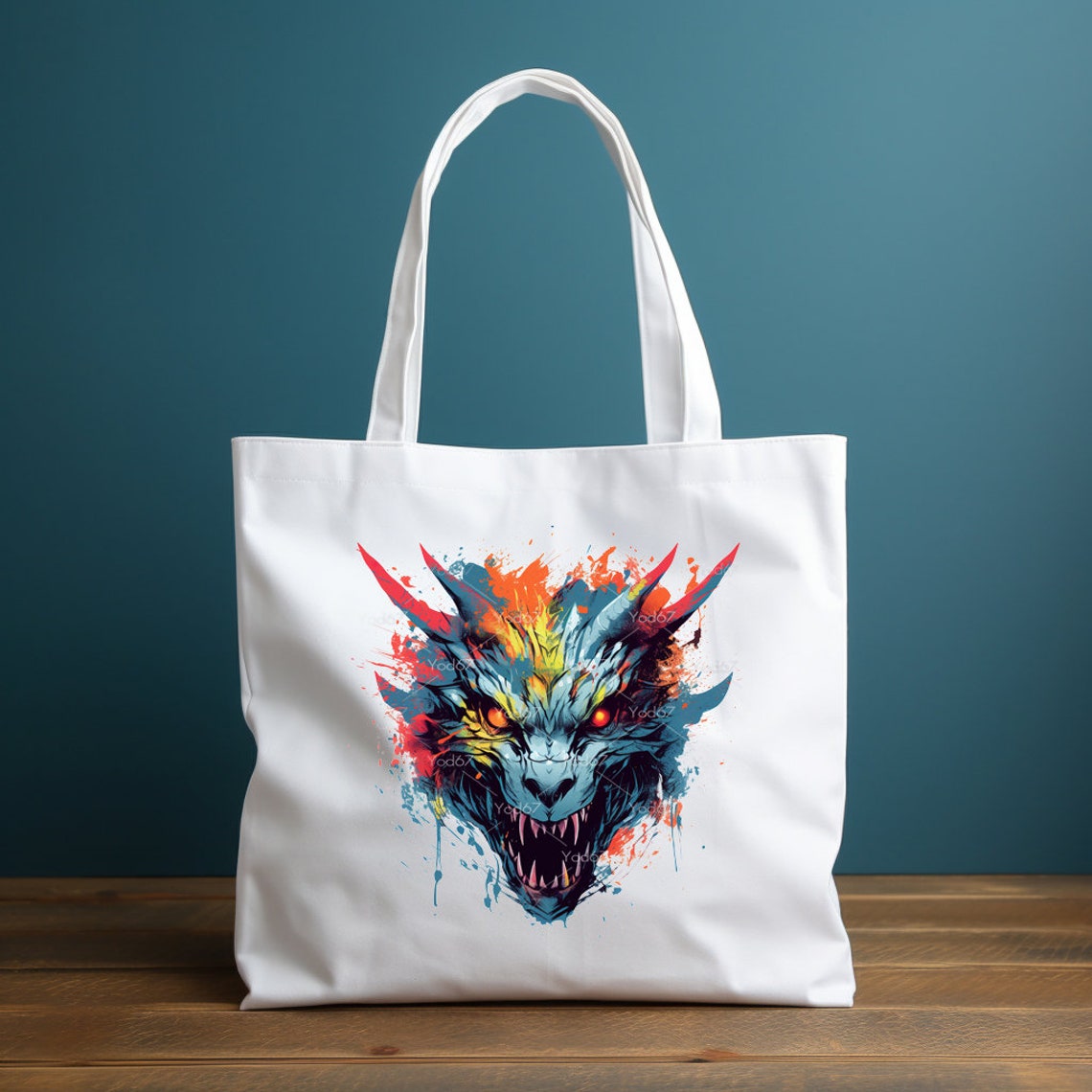 Dragon Head Demon Png for Sublimation Printing, Dragon T-shirt Design ...