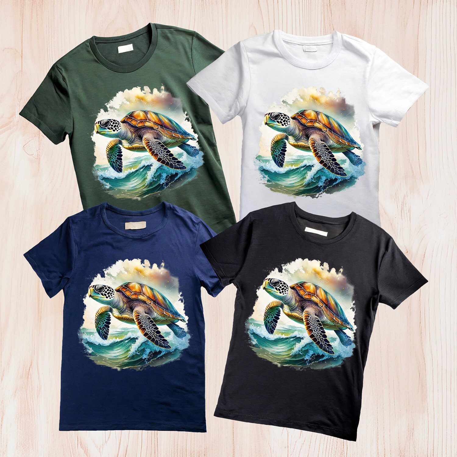 Sea Turtle Clipart, Sea Turtle for Sublimation Printing, Sea Turtle T ...