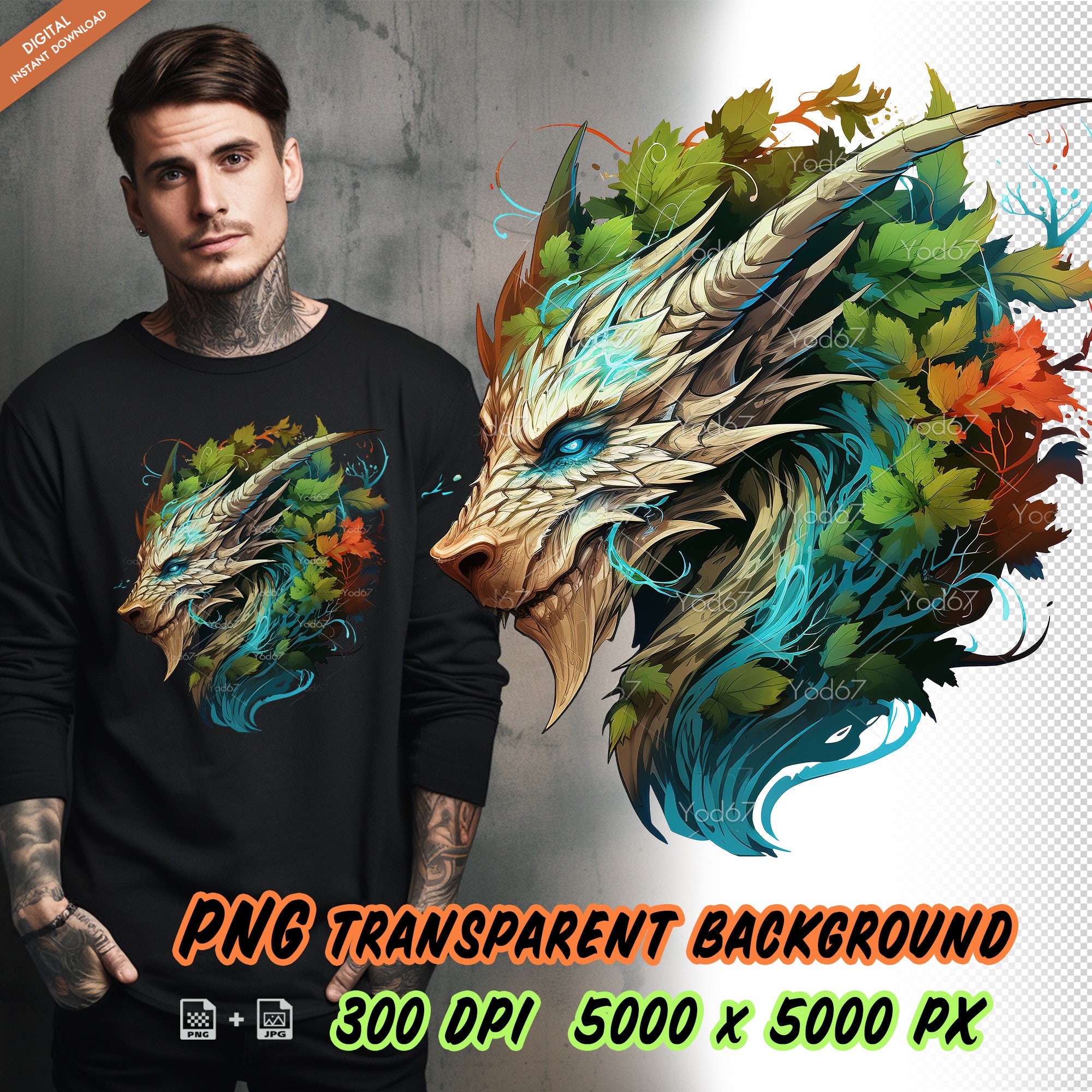 Dragon Demon Head Png for Sublimation Printing, Dragon Head T-shirt ...