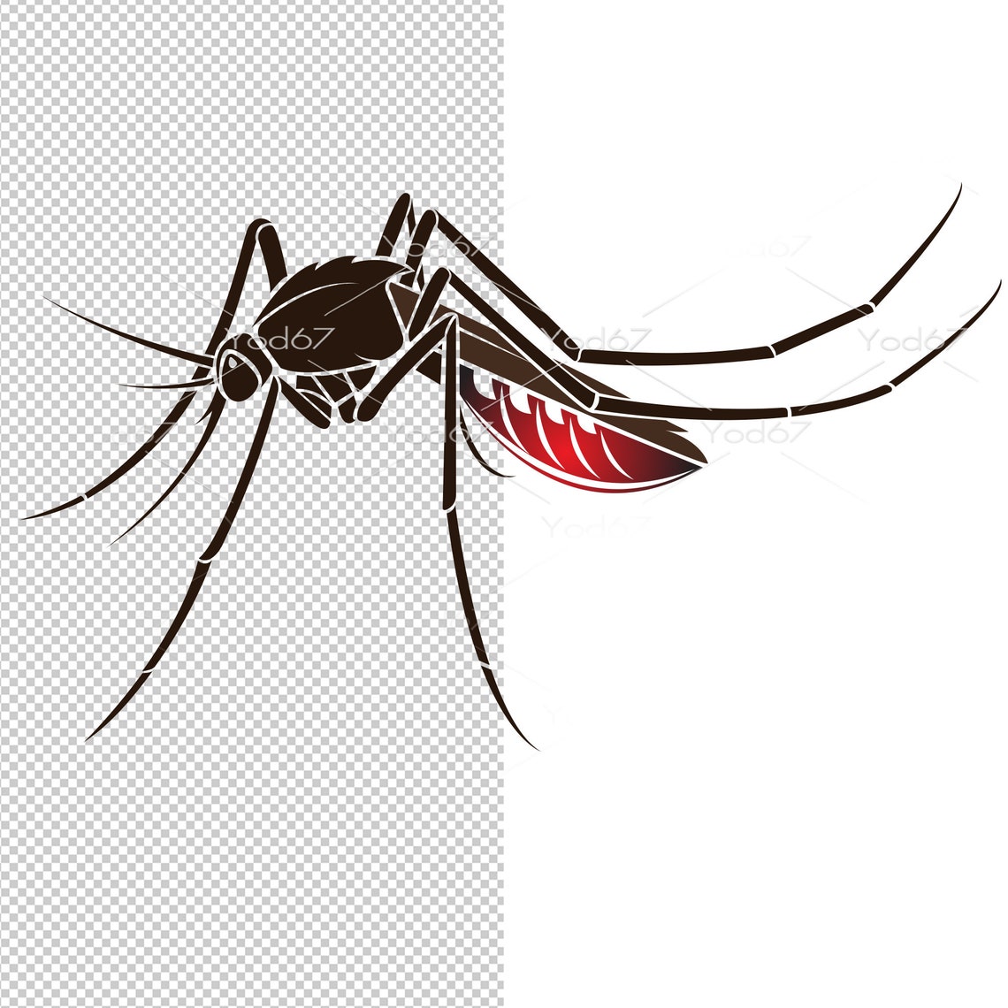 Mosquito SVG, Mosquito Vector Clipart Design Png DXF EPS Pdf, Svg Files ...