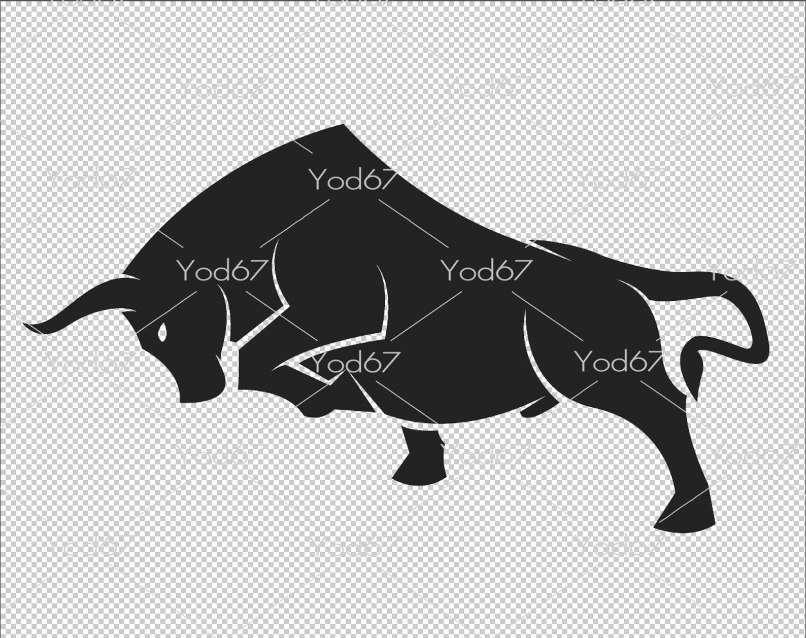 Bull SVG, Bull Png, Svg Files for Cricut, Bull Silhouette, Bull DXF ...