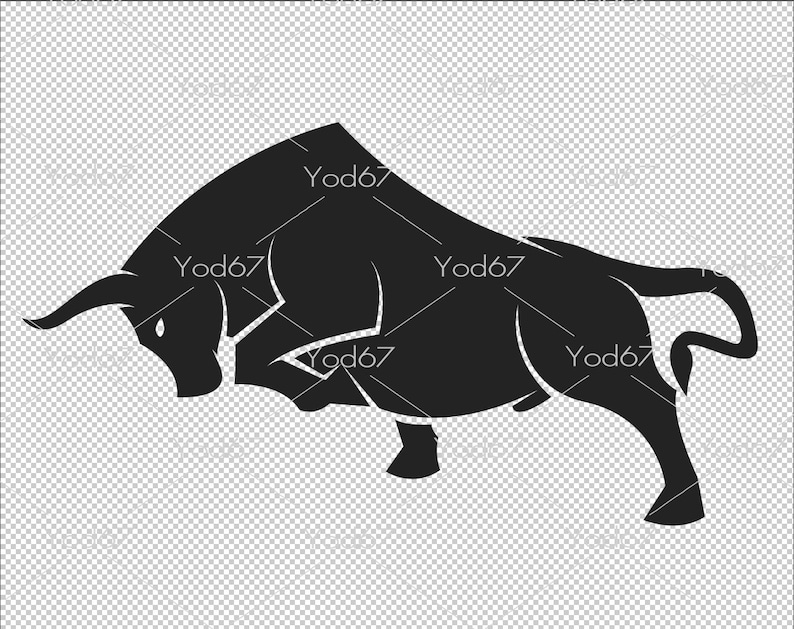 Bull SVG, Bull Png, Svg Files for Cricut, Bull Silhouette, Bull DXF ...