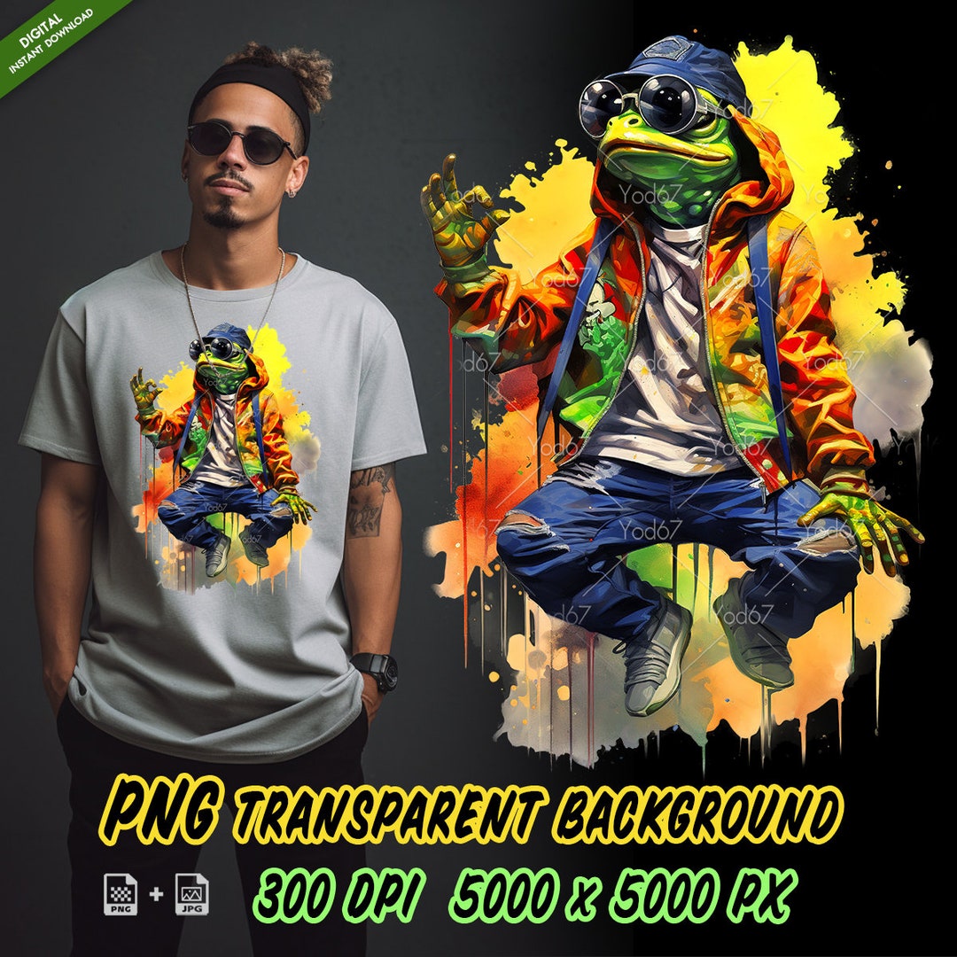 Cool Frog Png for Sublimation Printing, Png for Sublimate, Png Designs ...