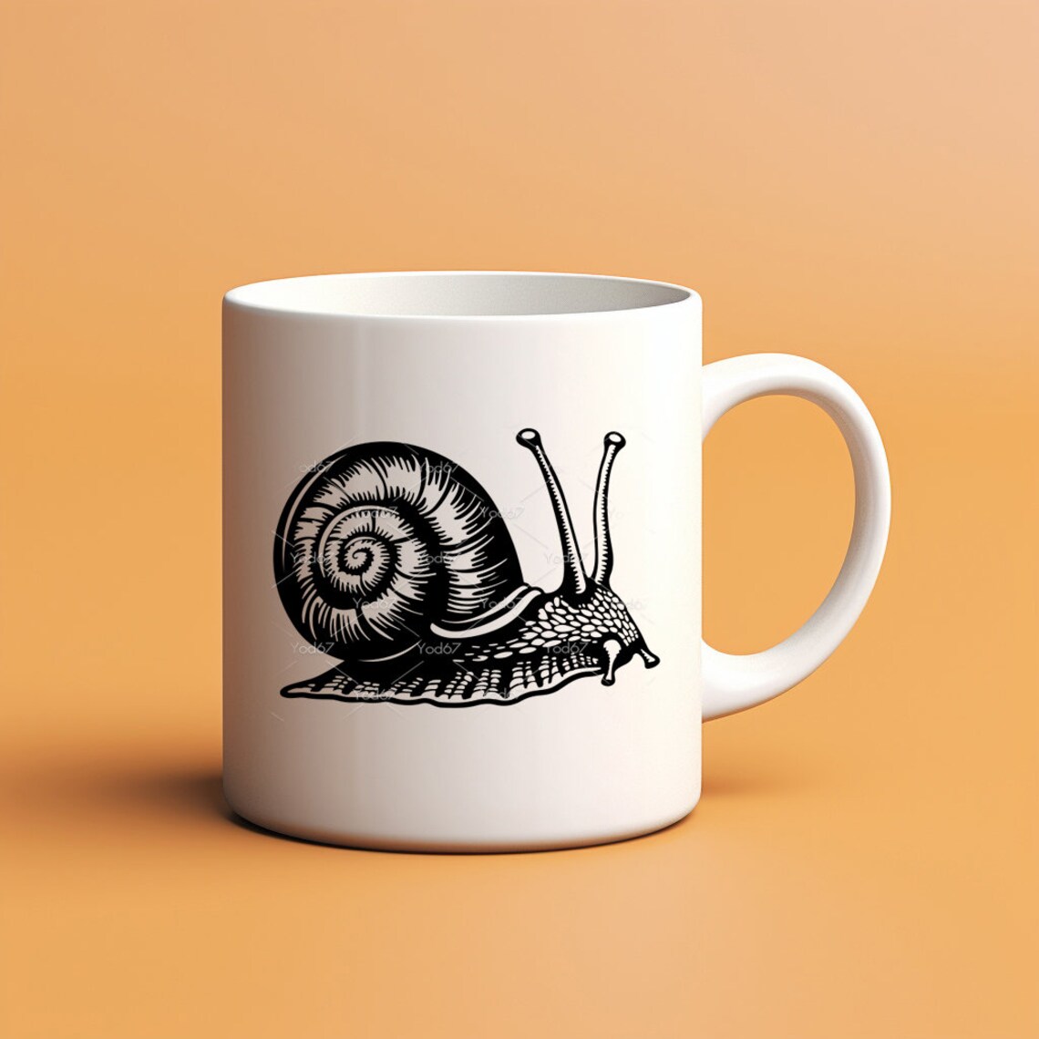 Snail SVG, Snail Vector Clipart Design Eps Png Dxf Pdf, Snail Cricut ...