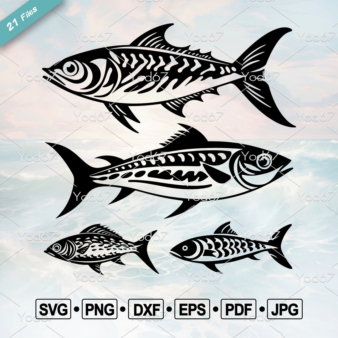 Mackerel SVG, Mackerel Png, Mackerel Cricut, Mackerel Design, Mackerel ...