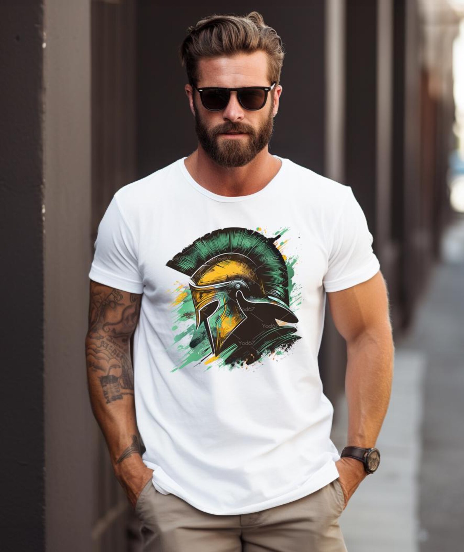 Spartan Helmet PNG for Sublimation Printing, Colorful Spartan Helmet T ...