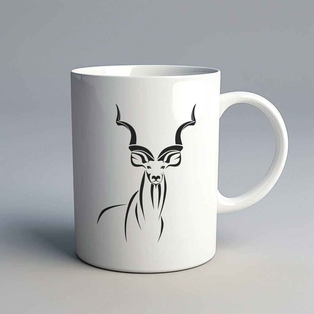 Greater Kudu SVG, Kudu Png Files, Kudu Cricut, Kudu Head Svg, Kudu Cut ...