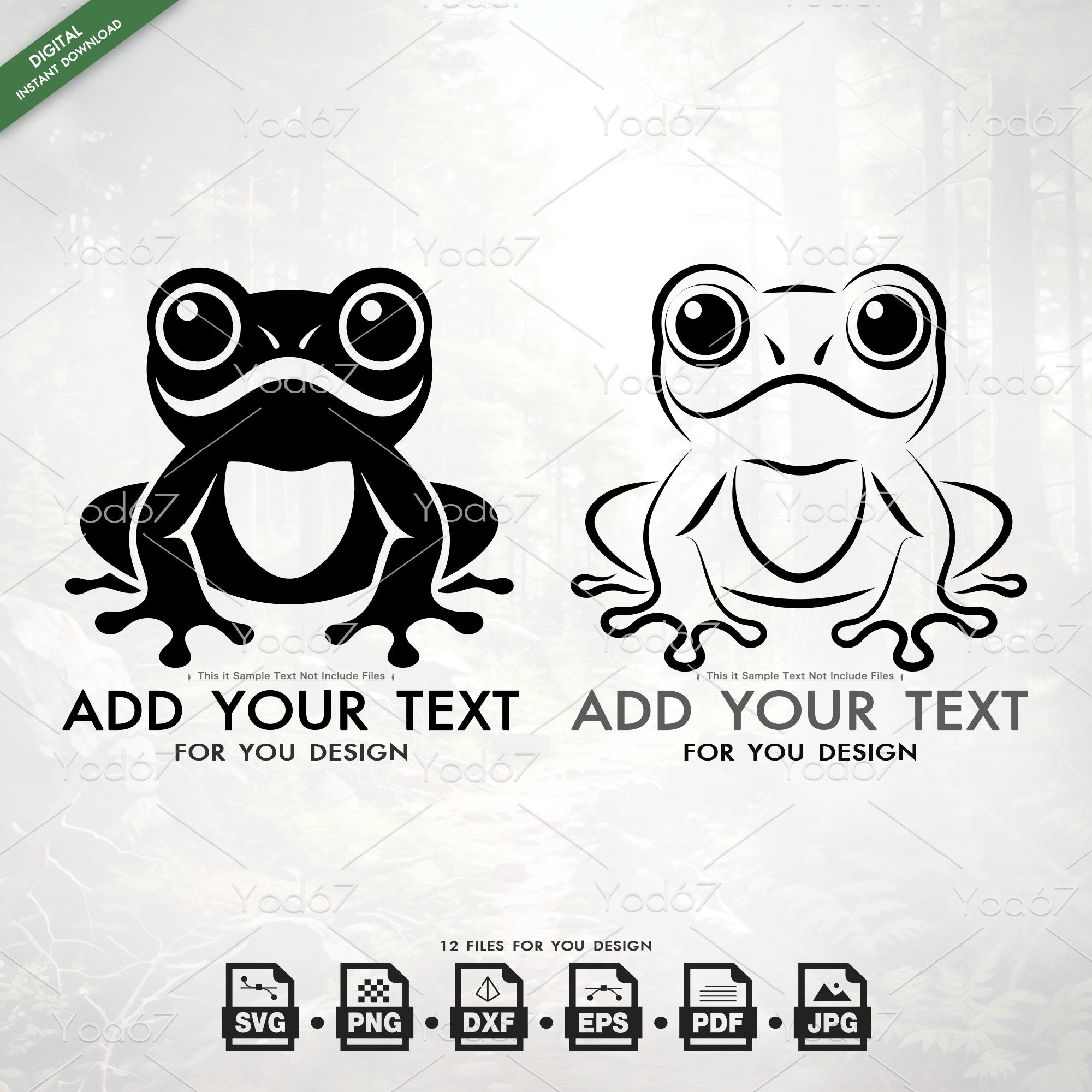 Frog SVG, Frog Png, Svg File for Cricut, Frog Silhouette Svg, Frog ...