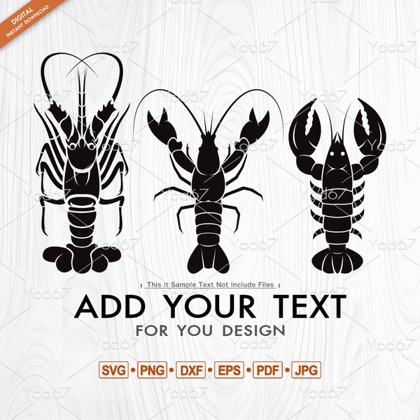 Lobster Svg - Etsy