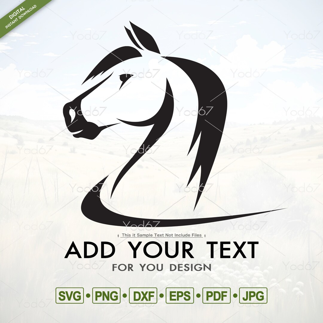 Horse Head SVG, Horse Head Png, Horse Cricut, Horse Head Logo Design ...