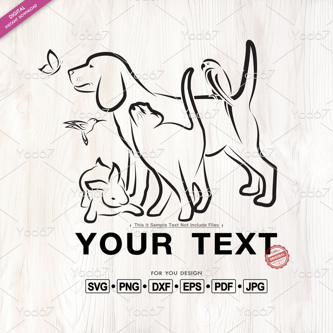 Pet Group SVG, Pet Care, Svg Files for Cricut, Pet Vector Clipart ...