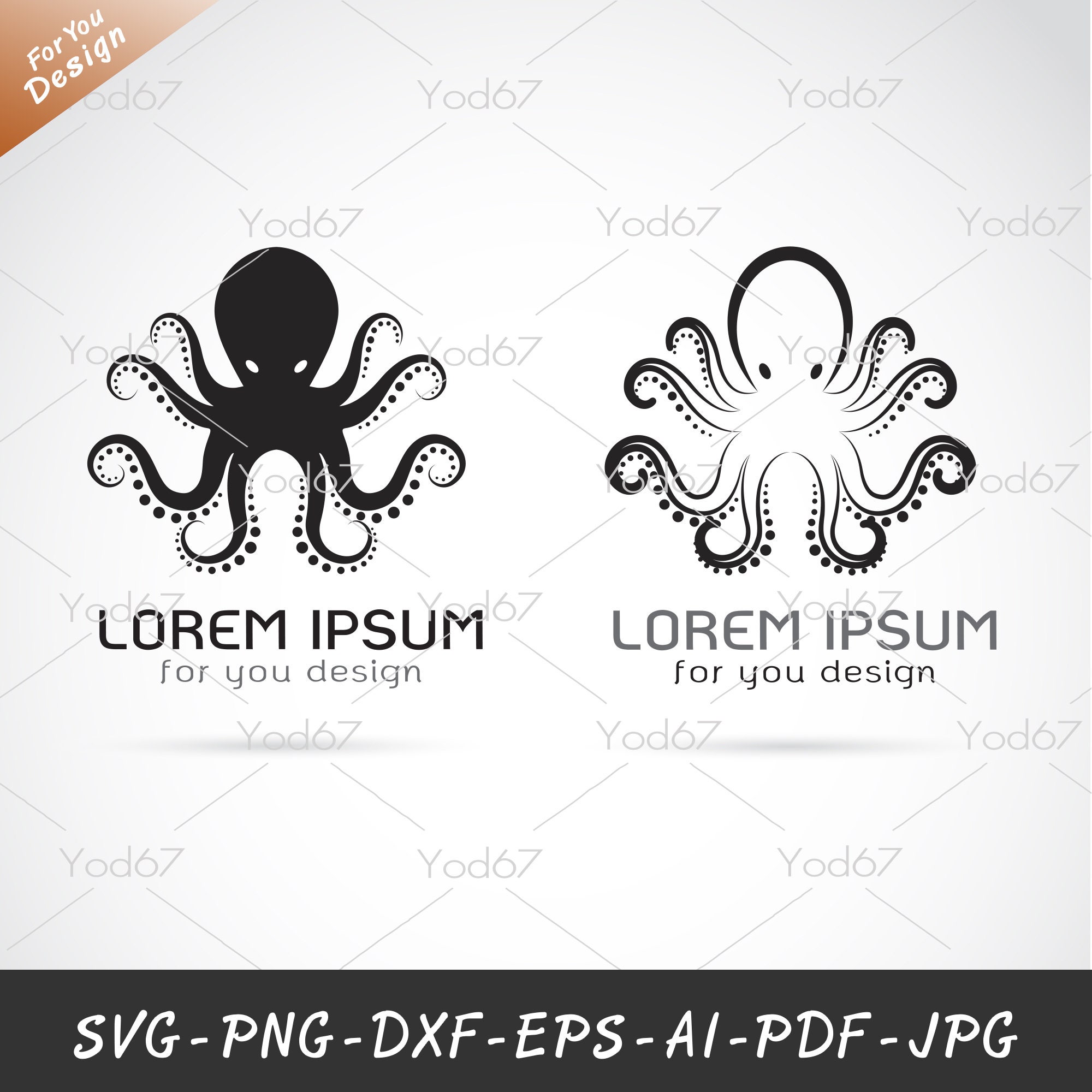 Octopus SVG, Octopus Png, Svg Files for Cricut, Octopus Silhouette ...