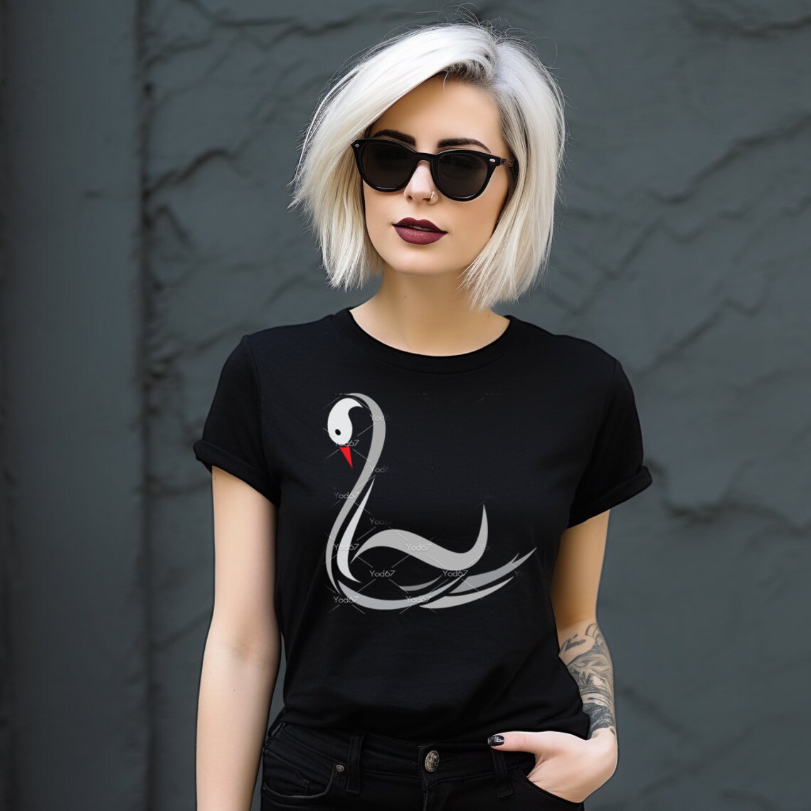 Swan Vector Clipart Design Svg, Png, Dxf, Eps Pdf, Svg Files for Cricut ...