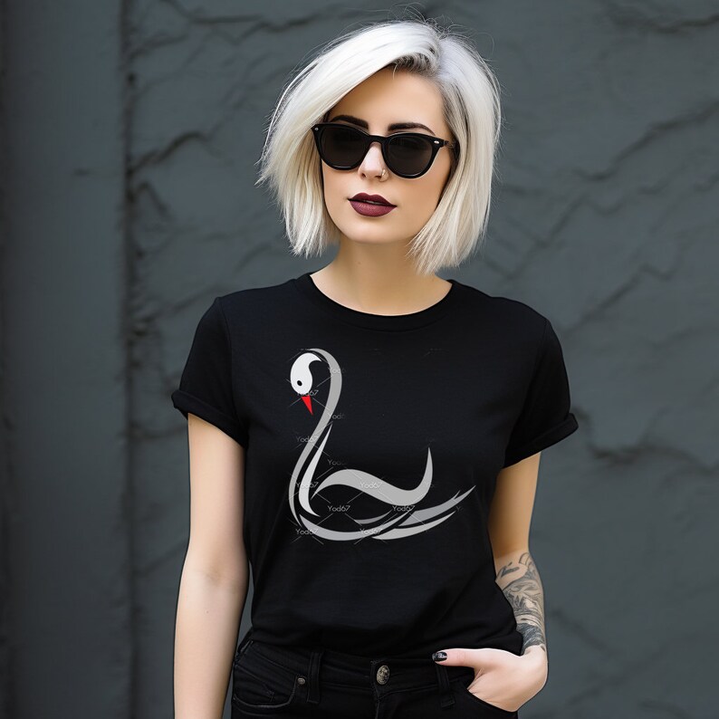 Swan Vector Clipart Design Svg, Png, Dxf, Eps Pdf, Svg Files for Cricut ...