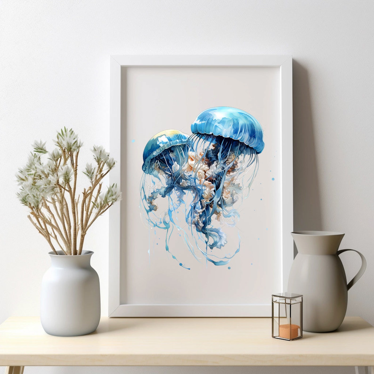 Jellyfish Clipart, Jellyfish Png for Sublimation Printing, Jellyfish T ...