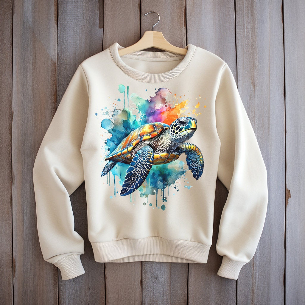 Sea Turtle Clipart, Sea Turtle for Sublimation Printing, Sea Turtle T ...