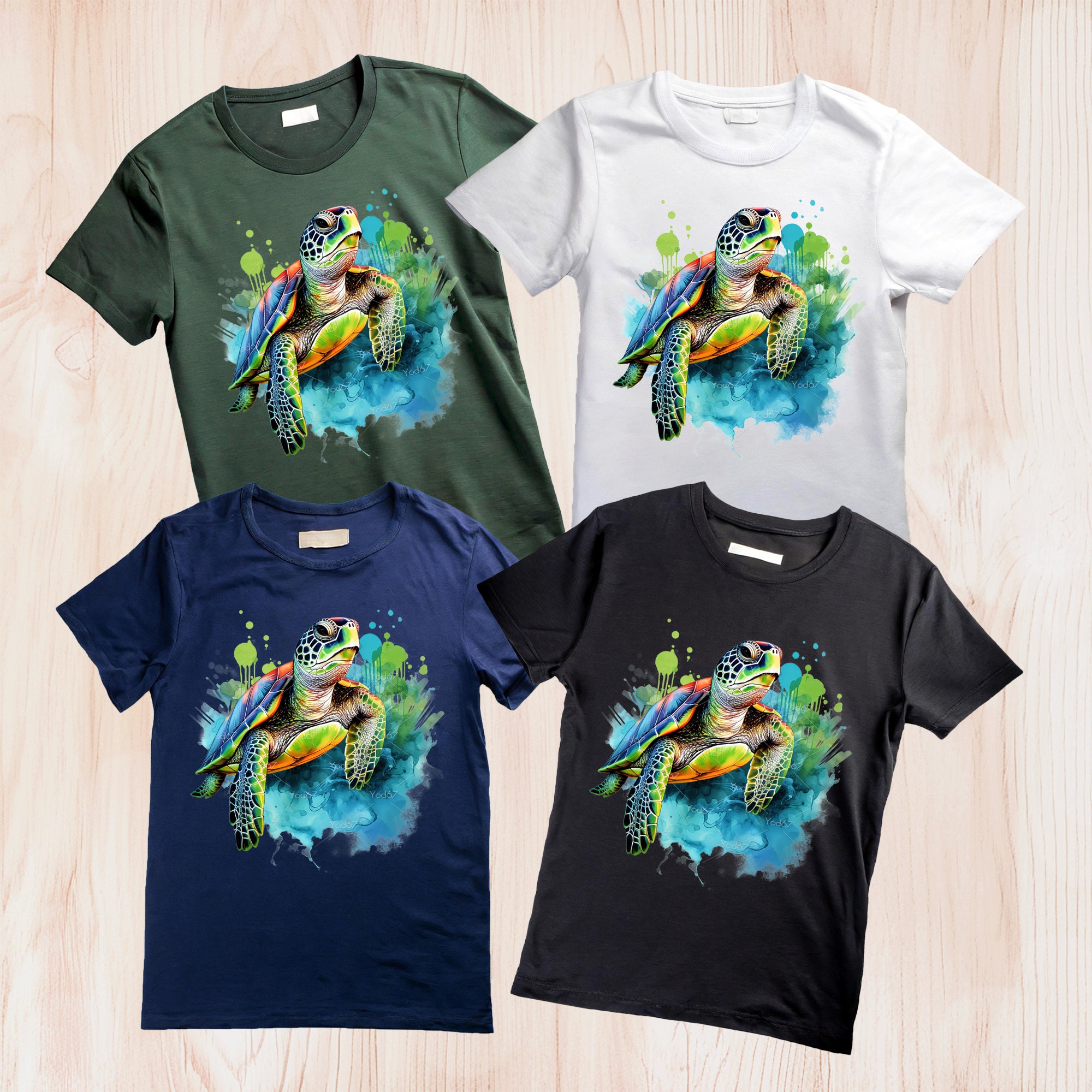 Sea Turtle Clipart, Sea Turtle for Sublimation Printing, Sea Turtle T ...