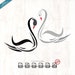 Swan Vector Clipart Design Svg, Png, Dxf, Eps Pdf, Svg Files for Cricut ...