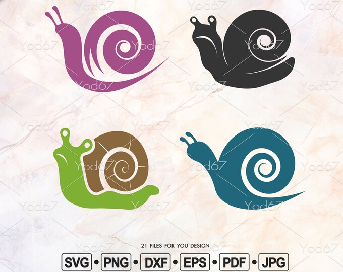 Snail SVG, Escargot SVG, Winkle SVG, Helix Svg, Snail Clipart, Snail ...