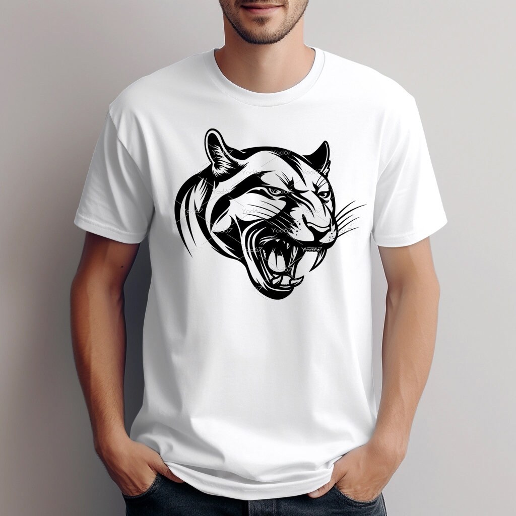 Puma Vector Clipart Design SVG PNG EPS Dxf Pdf, Angry Puma Svg, Svg ...