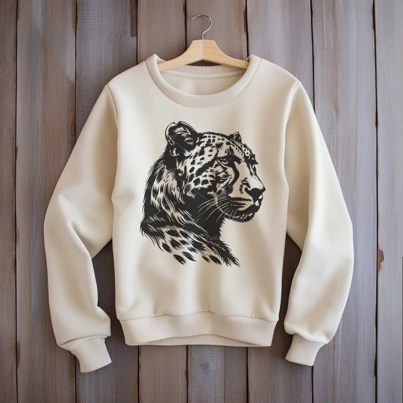 Cheetah Head SVG, PNG, Cheetah Vector Clipart Design Dxf Eps Pdf, Cut ...