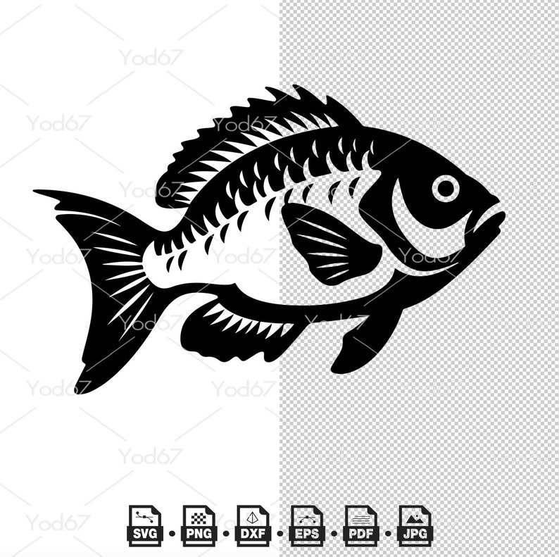 Panfish SVG, Panfish Png, Cut File Panfish for Cricut, Panfish ...