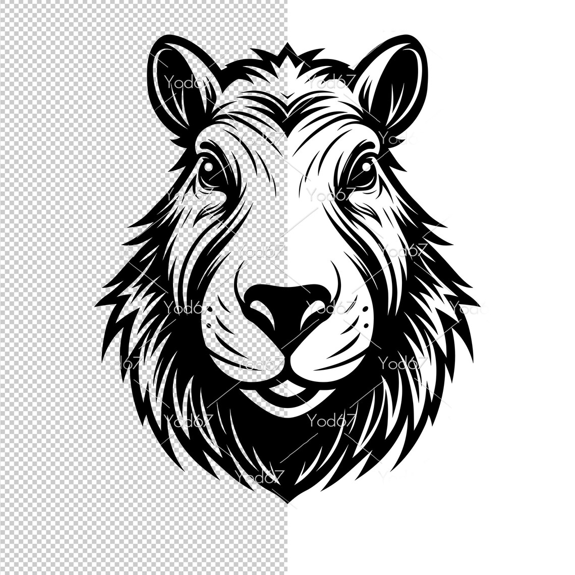 Capybara SVG, PNG, File for Cricut, Capybara Vector Clipart Design Eps ...