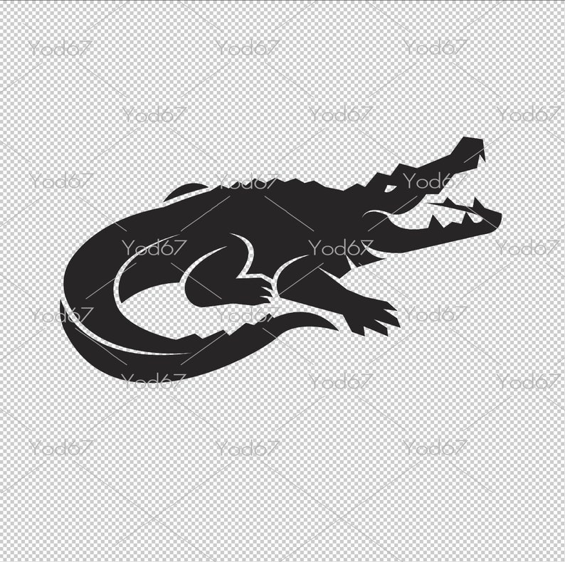Crocodile Sfg, Png, Dxf, Eps, Pdf, Svg Files for Cricut, Crocodile ...
