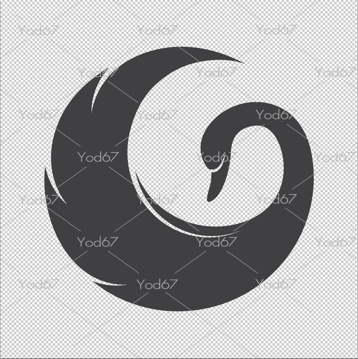 Swan SVG, Cut File Swan for Cricut, Swan Png File, Swan Silhouette Svg ...