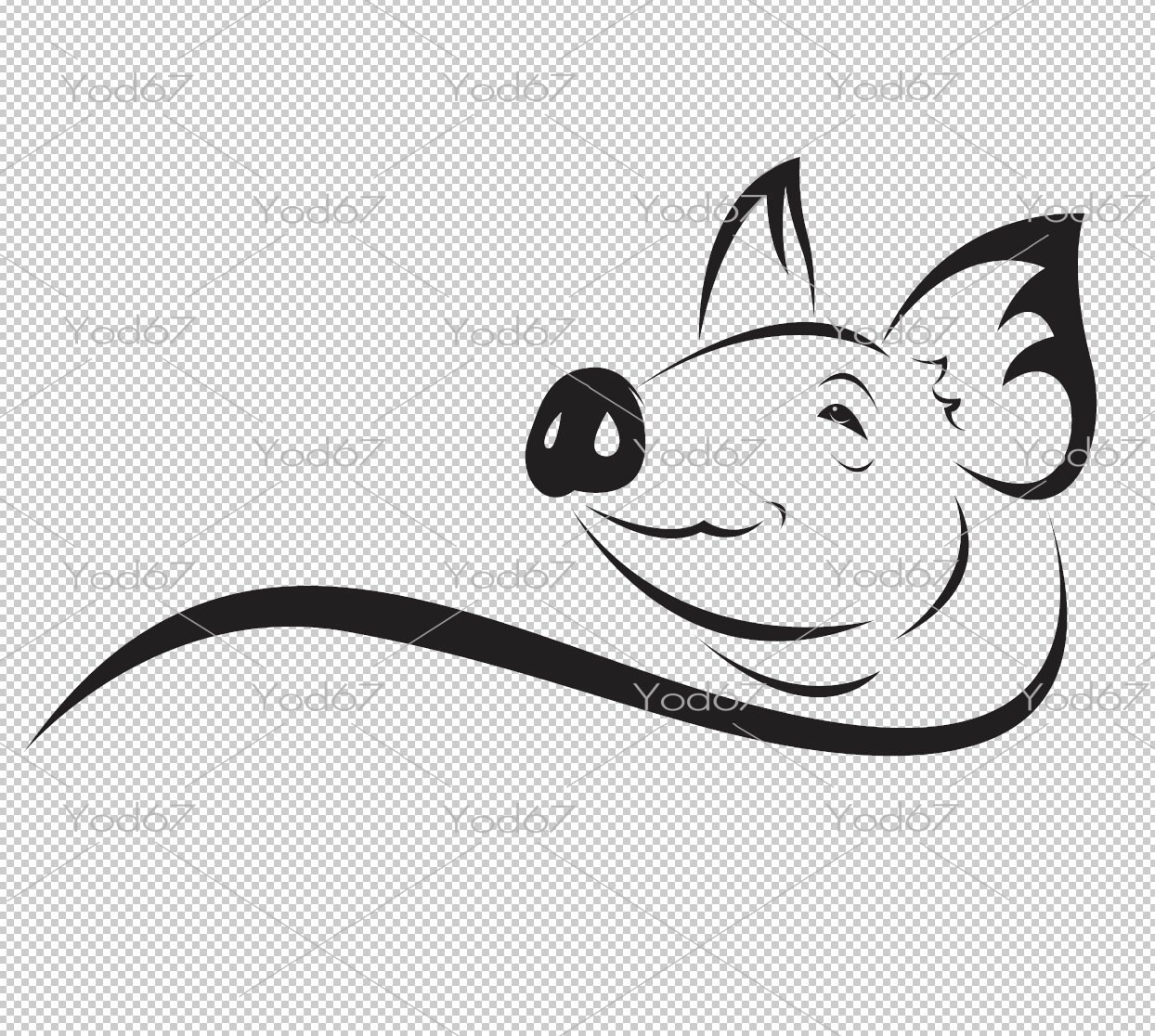 Pig SVG, Pig Png, Cut File Pig for Cricut, Pig Silhouette Svg, Pig DXF ...