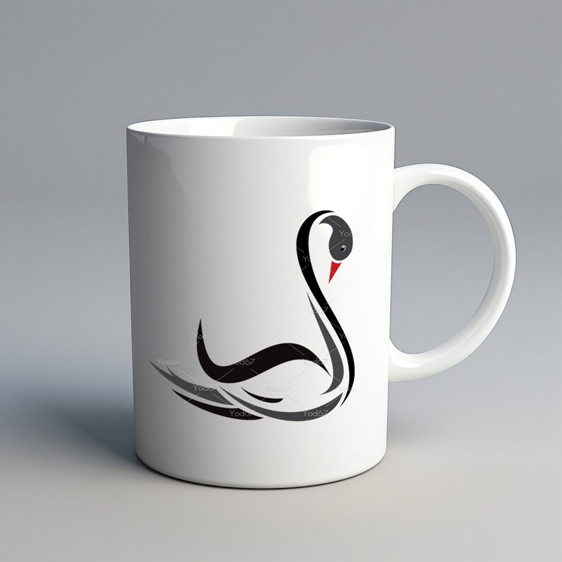 Swan Vector Clipart Design Svg, Png, Dxf, Eps Pdf, Svg Files for Cricut ...