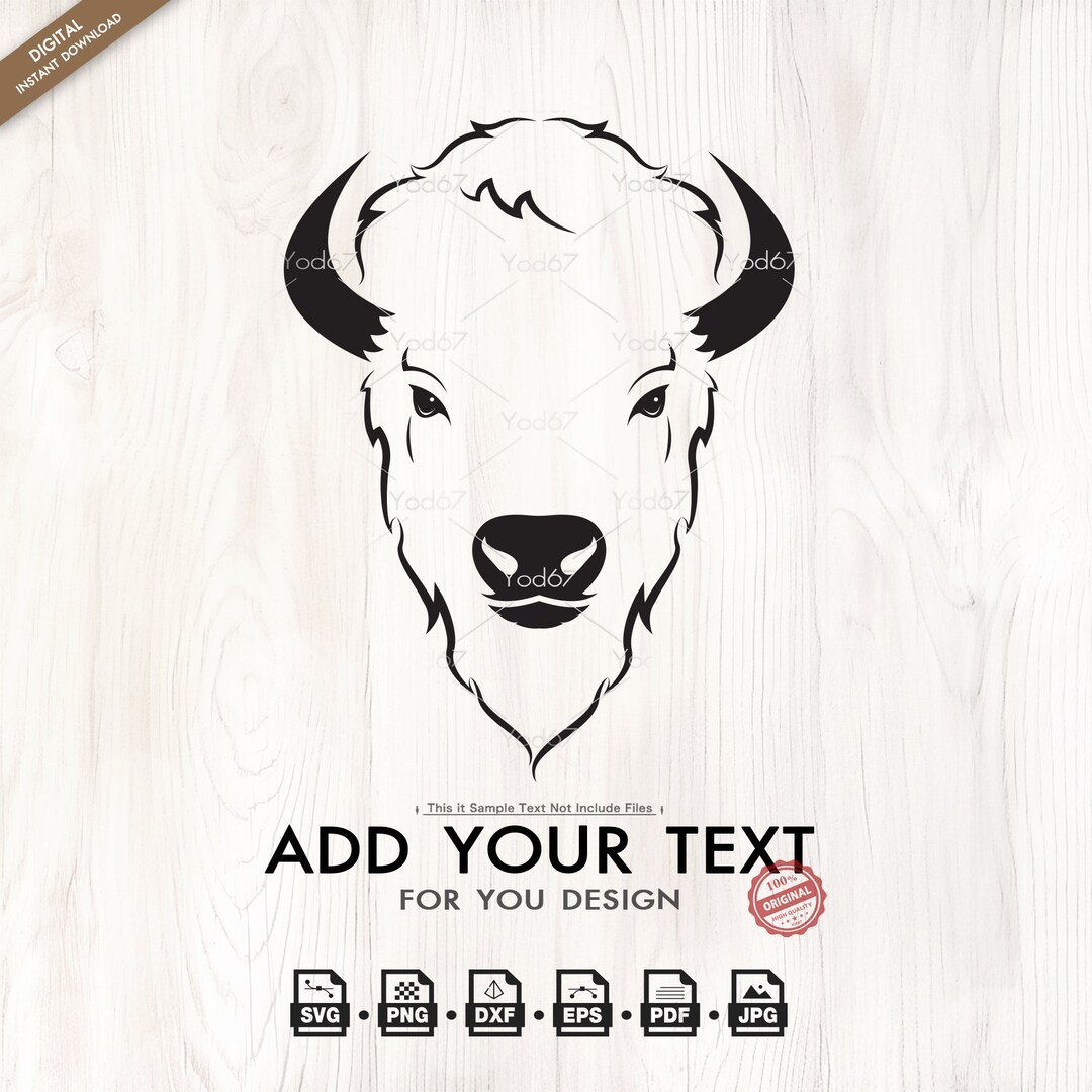 Bison SVG, Buffalo Svg, Bison Png, Svg Files for Cricut, Bison ...