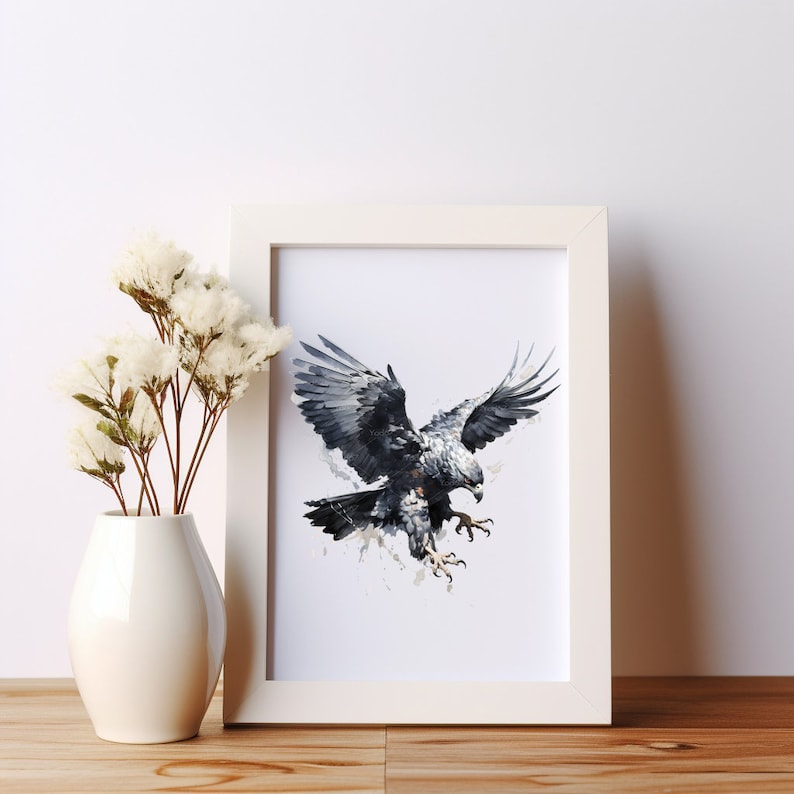 Falcon Clipart for Sublimation Printing, Falcon T-shirt Design Clipart ...