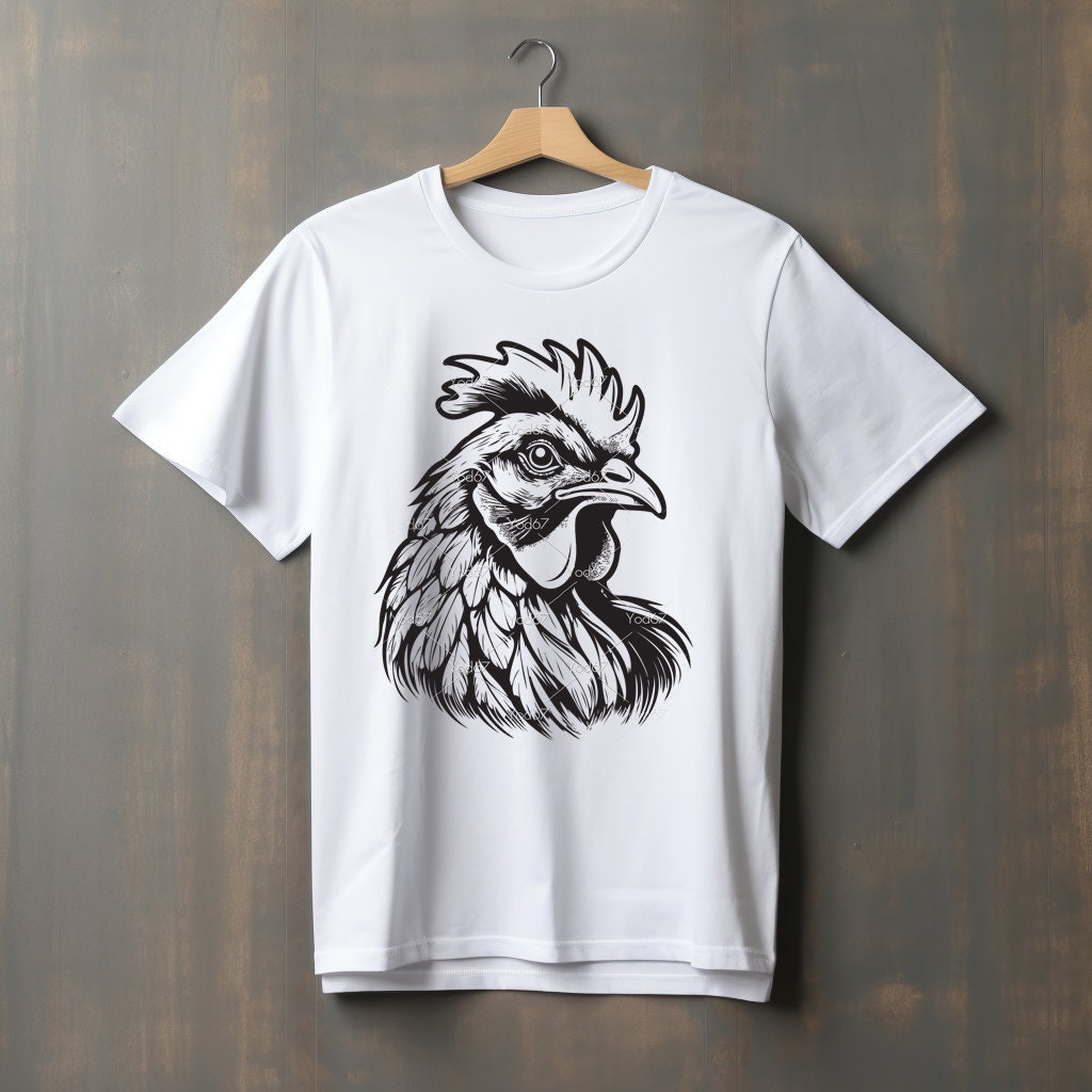 Chicken Head Vector Design SVG, Png EPS DXF Pdf, Svg File for Cricut ...