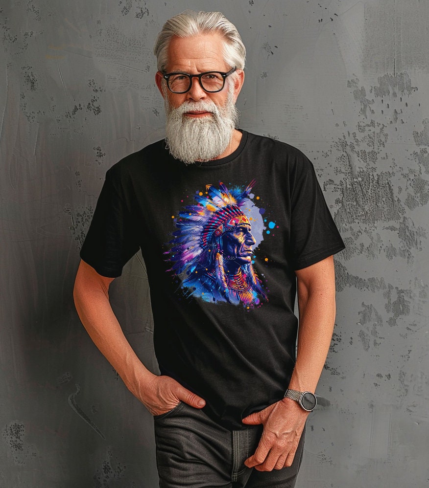 Native American Man Clipart for Sublimation Printing, Native American ...